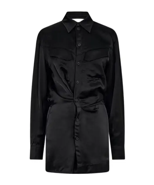 Off-White Twisted Shirt Dress