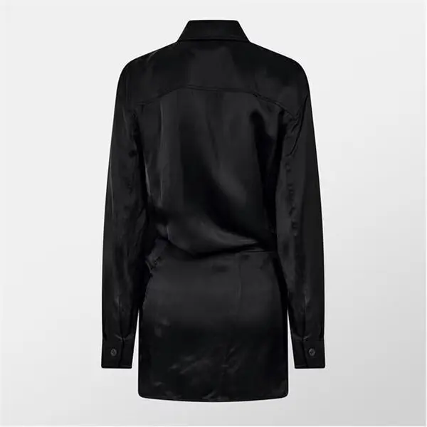 Off-White Twisted Shirt Dress