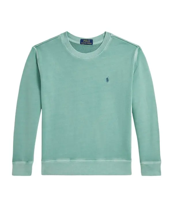 Polo Ralph Lauren Crewneck Sweatshirt With Embroidered Pony - Green