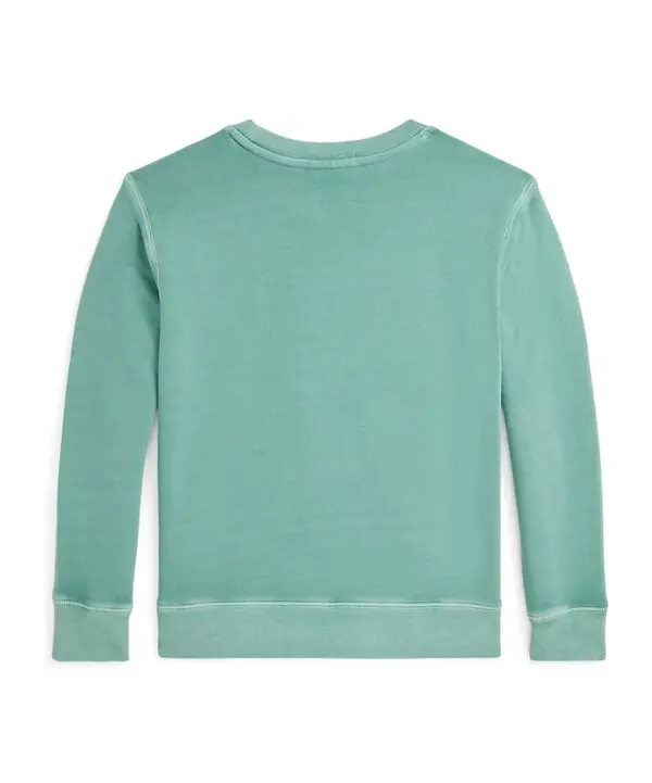 Polo Ralph Lauren Crewneck Sweatshirt With Embroidered Pony - Green
