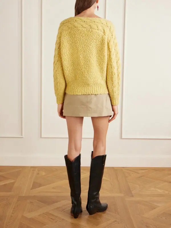Isabel Marant Étoile Ponara Wool-blend Bouclé Sweater - Nude