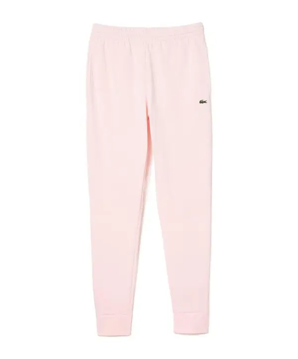 Lacoste Slim Fit Cotton Trousers With Crocodile Logo