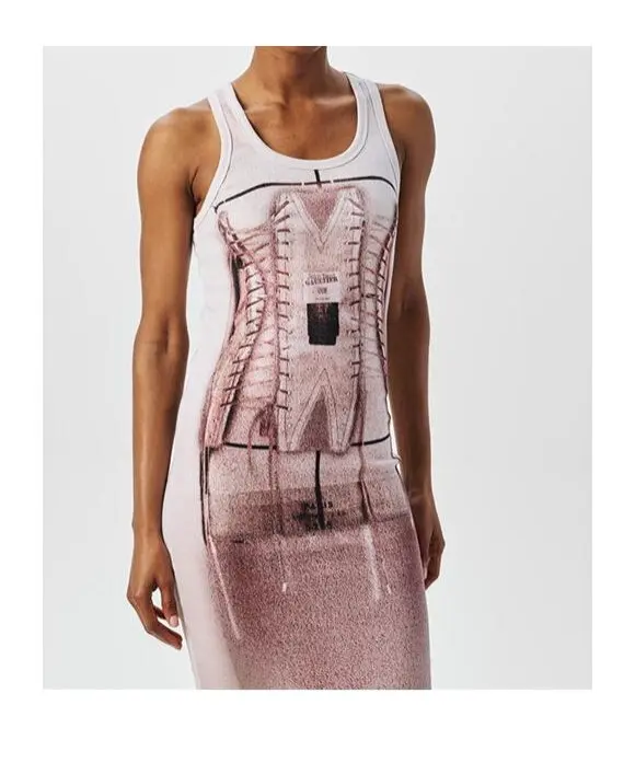 JEAN PAUL GAULTIER Sleeveless Printed Maxi Dress - Multicolor