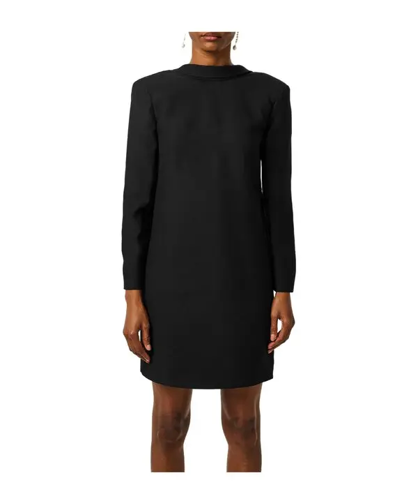 Valentino Garavani Wool Bow Back Mini Dress