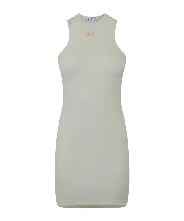 Off-White Logo Mini Dress
