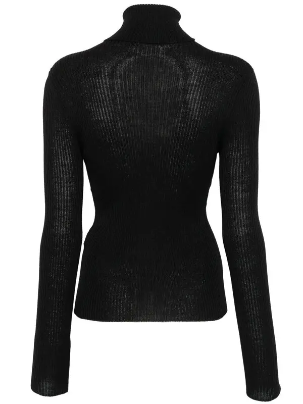 ROBERTO COLLINA High-neck Fine Knit Sweater