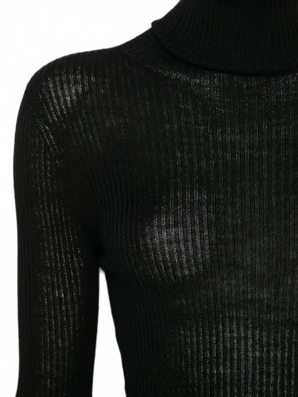 ROBERTO COLLINA High-neck Fine Knit Sweater