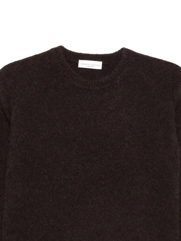 ROBERTO COLLINA Crew Neck Long Sleeve Sweater