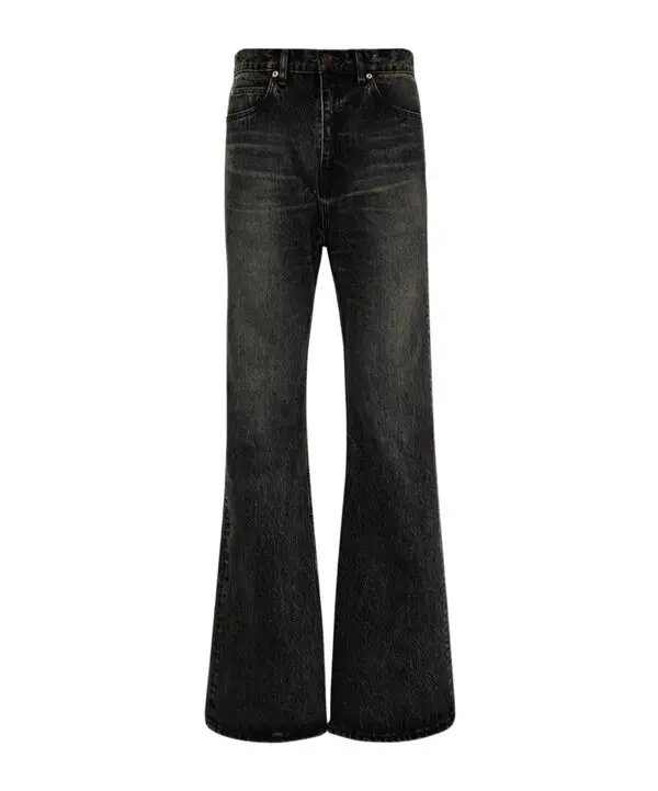 Balenciaga Flared Jeans In Washed