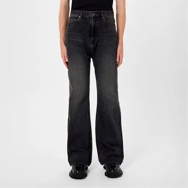 Balenciaga Flared Jeans In Washed