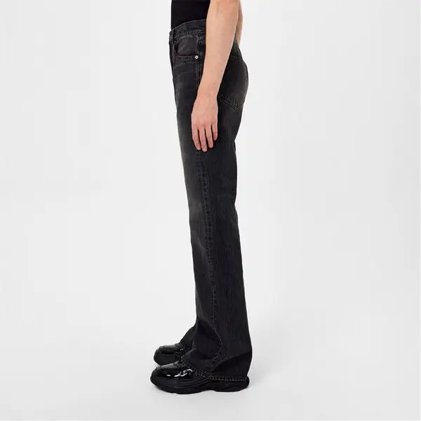 Balenciaga Flared Jeans In Washed