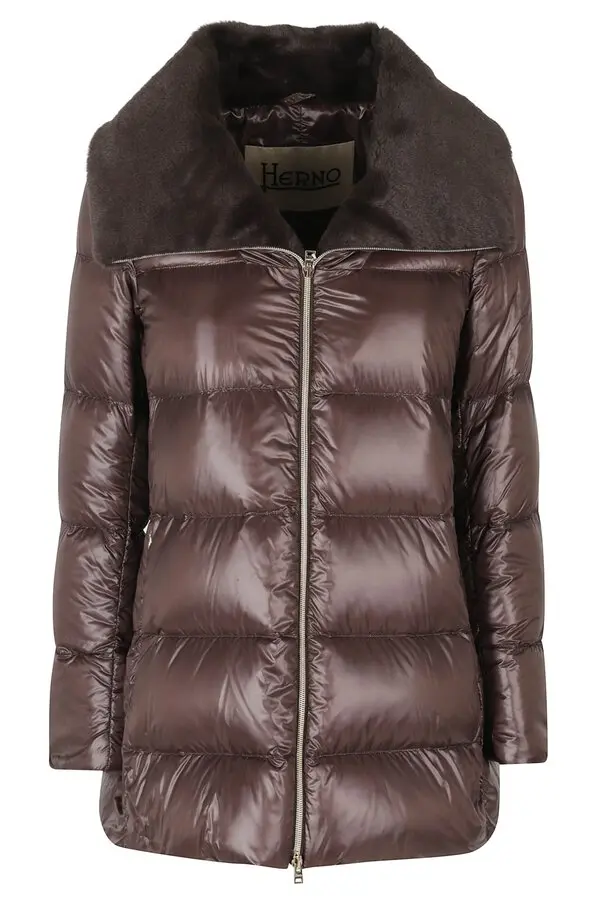 Herno Thickened Zippered Down Jacket