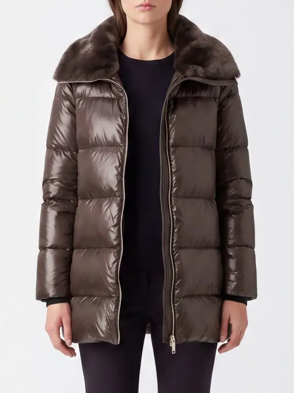 Herno Thickened Zippered Down Jacket