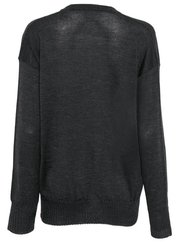 ROBERTO COLLINA V-neck Long Sleeve Sweater