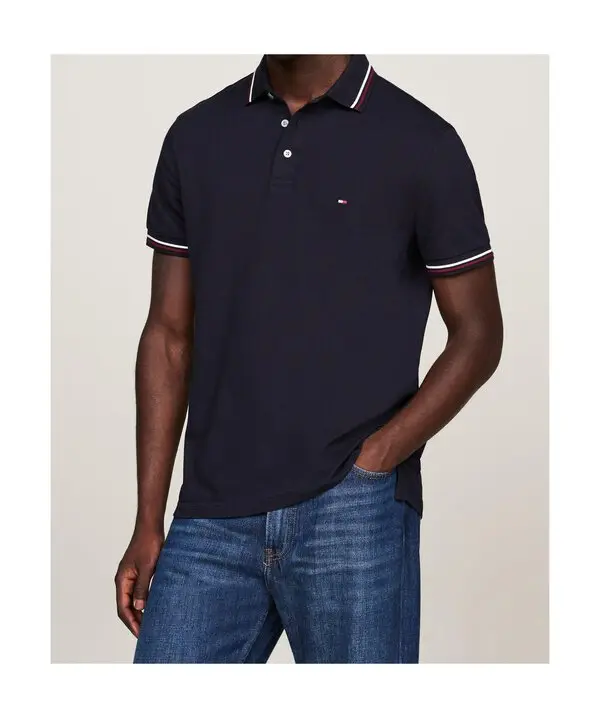 Tommy Hilfiger Logo Short Sleeve Polo Shirt
