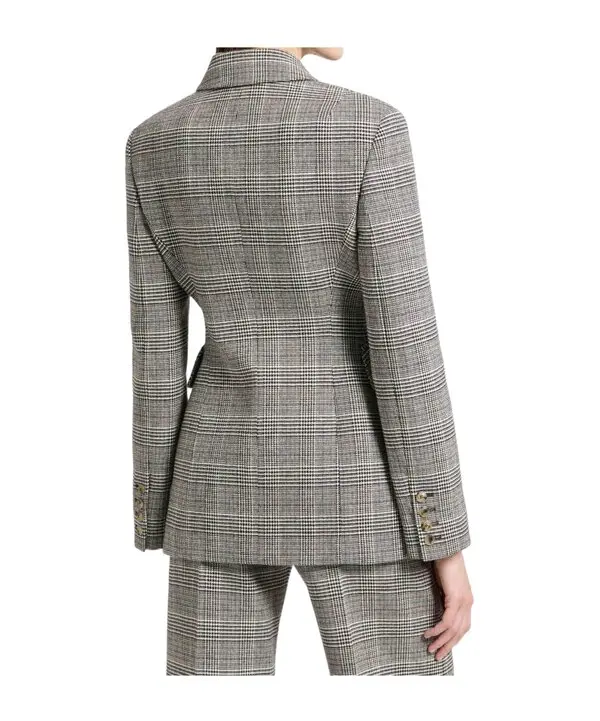 Ermanno Scervino Double-breasted Glen Plaid Jacket
