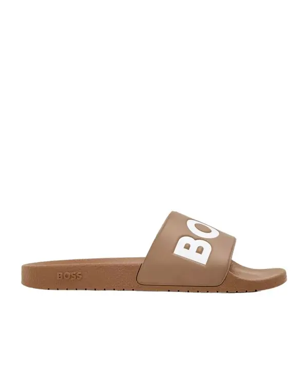Hugo Boss Boss Comfy Slider Sandals With Logo Detail