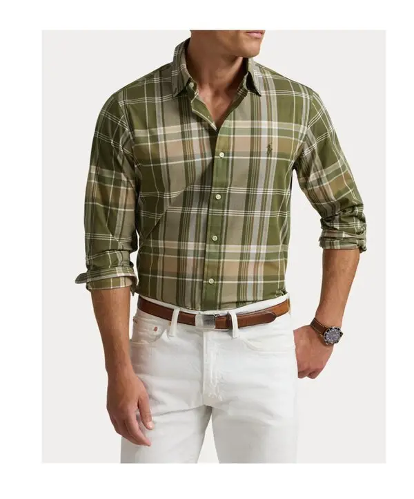 Polo Ralph Lauren Striped Silk Long-sleeve Shirt