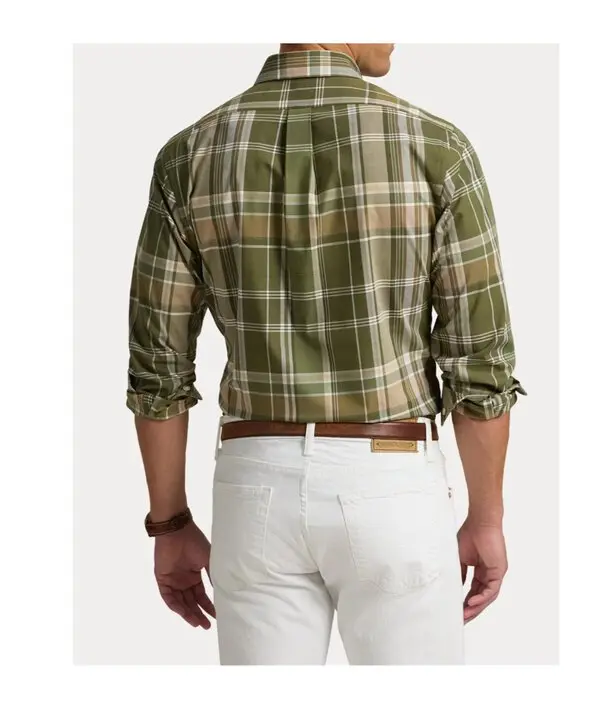 Polo Ralph Lauren Striped Silk Long-sleeve Shirt