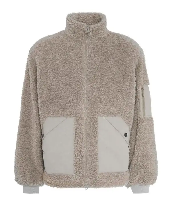 Barbour Weardale Fleece Jacket - Concrete