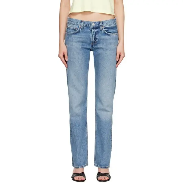 AGOLDE Non-stretch Slim-fit Jeans With Fading And Whiskering