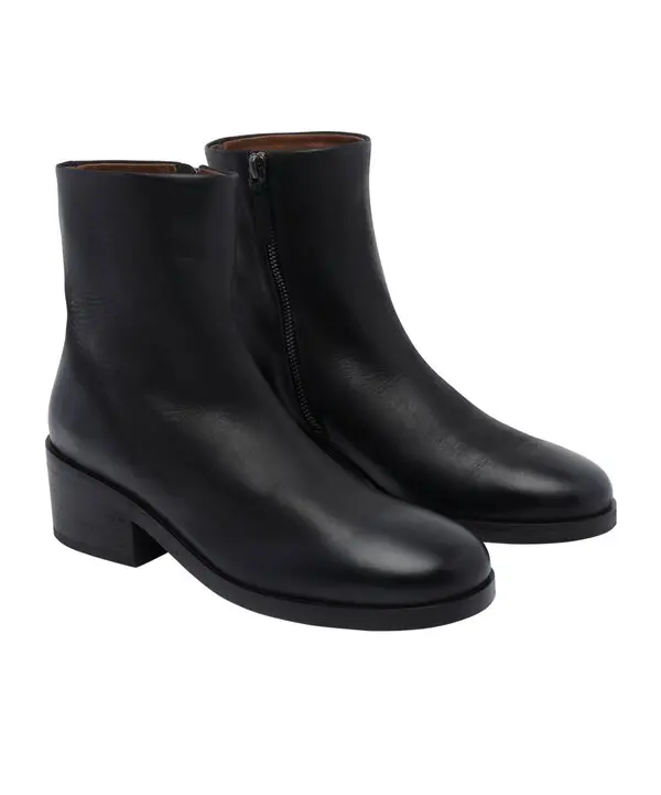 Marsèll Chunky Heel Ankle Boots With Side Zipper