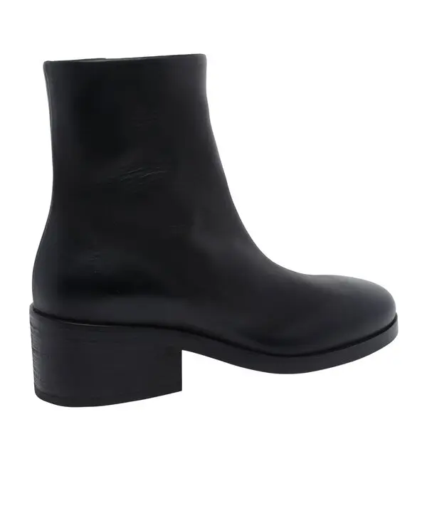 Marsèll Chunky Heel Ankle Boots With Side Zipper