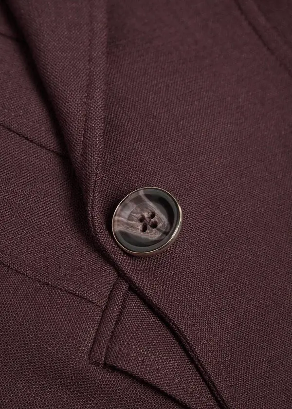 Veronica Beard Isaac Fitted Woven Blazer