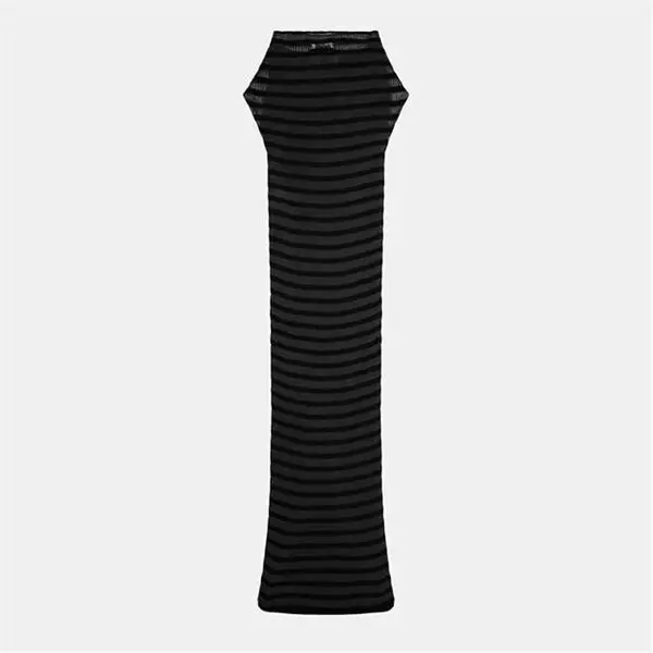 JEAN PAUL GAULTIER Mariniere Striped Maxi Dress
