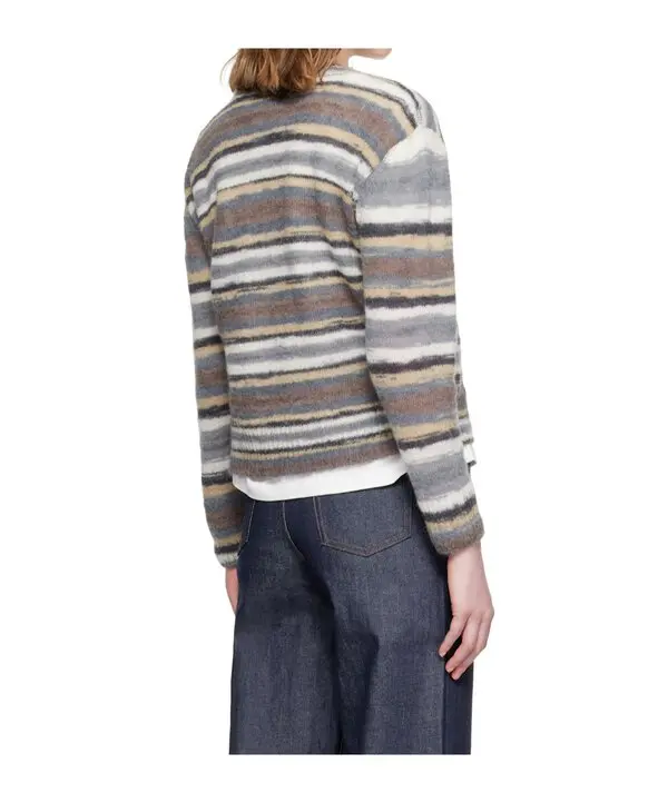 A.p.c. Striped Crew Neck Sweater