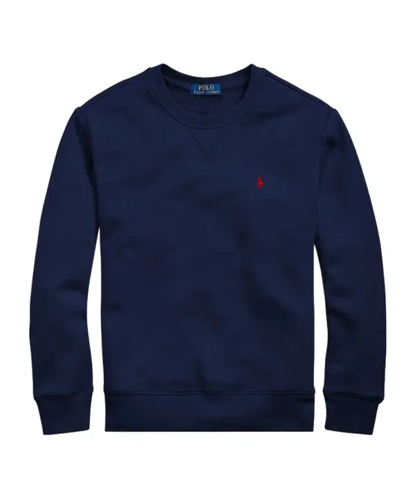 Polo Ralph Lauren Crew Neck Long Sleeve Sweatshirt With Embroidered Pony - Black