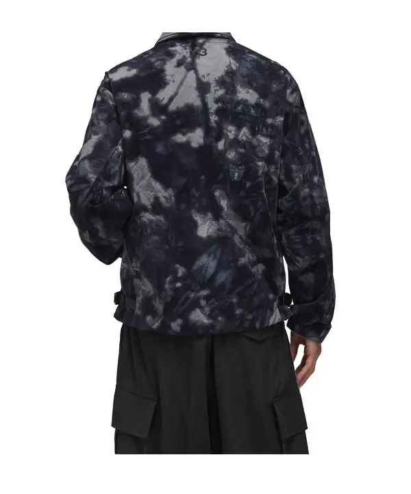 Y3 Printed Camouflage Short Down Jacket