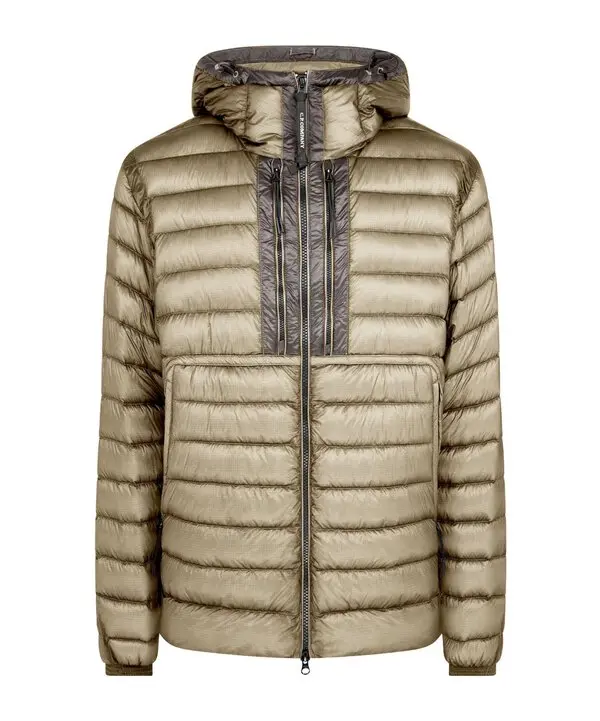 C.P. COMPANY Quilted Down Goggle Jacket