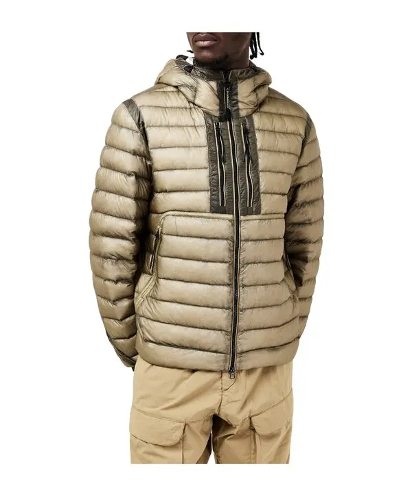 C.P. COMPANY Quilted Down Goggle Jacket
