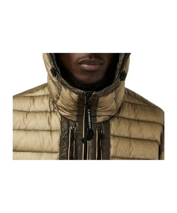 C.P. COMPANY Quilted Down Goggle Jacket