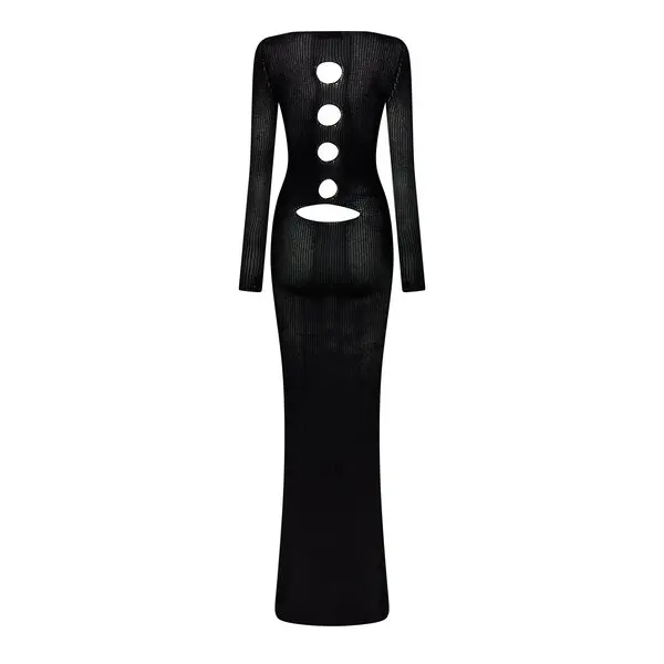 Off-White Cut Out Maxi Dress