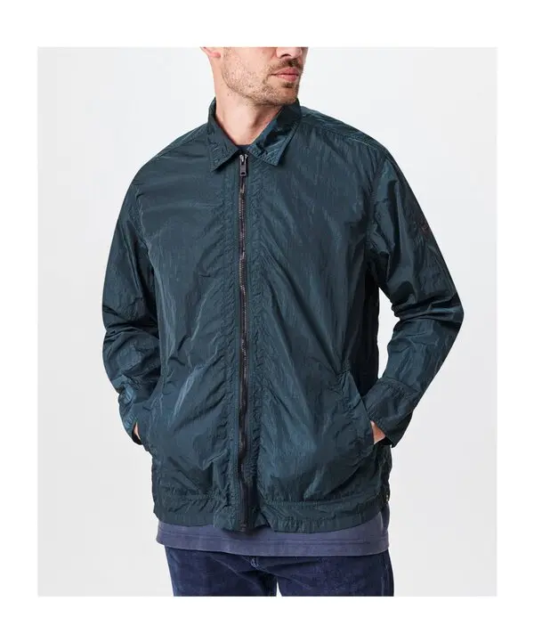 Hugo Boss Stand Collar Long Sleeve Zip-up Coat