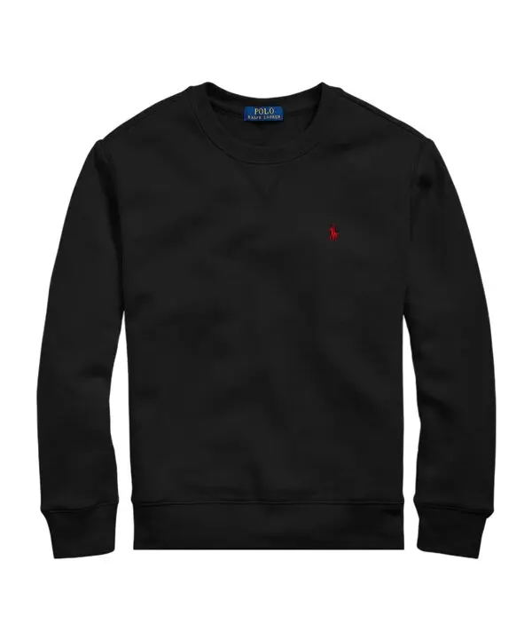 Polo Ralph Lauren Crew Neck Long Sleeve Sweatshirt - Black