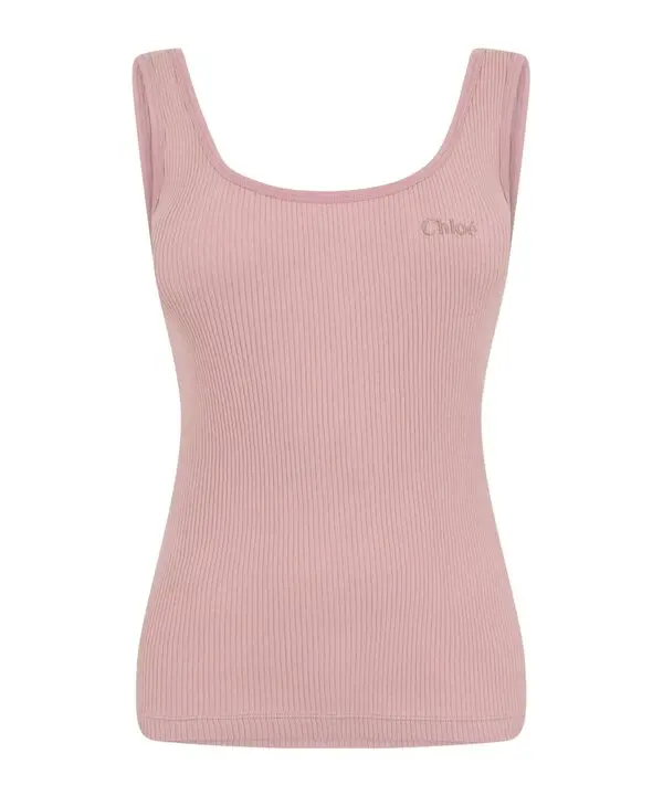 Chloé Knitted Vest - Pink