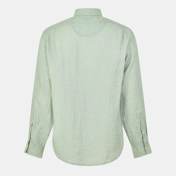 Polo Ralph Lauren Custom Fit Mallet-print Linen Shirt