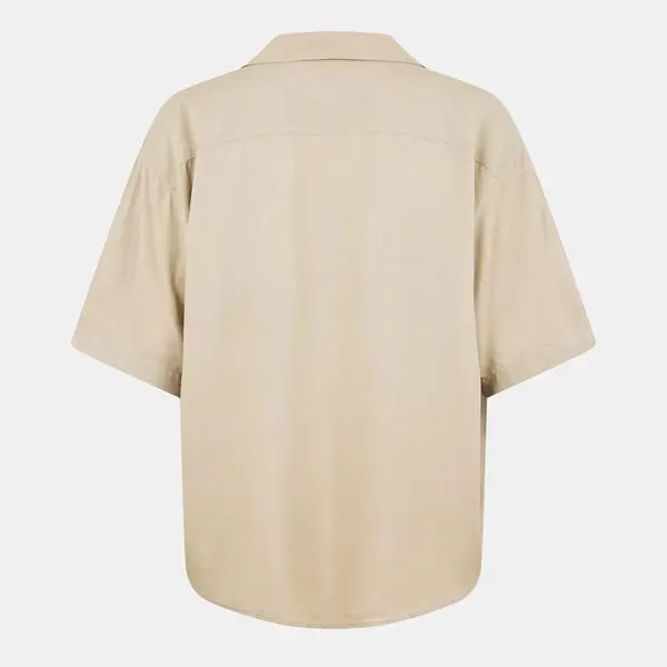 AMI Paris Short-sleeve Camp Collar Shirt