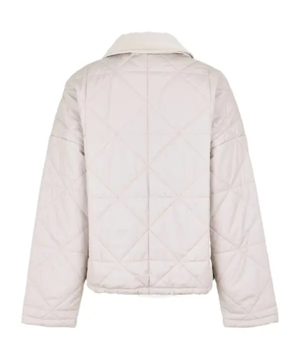 Barbour Quilted Jacket With Velvet Collar