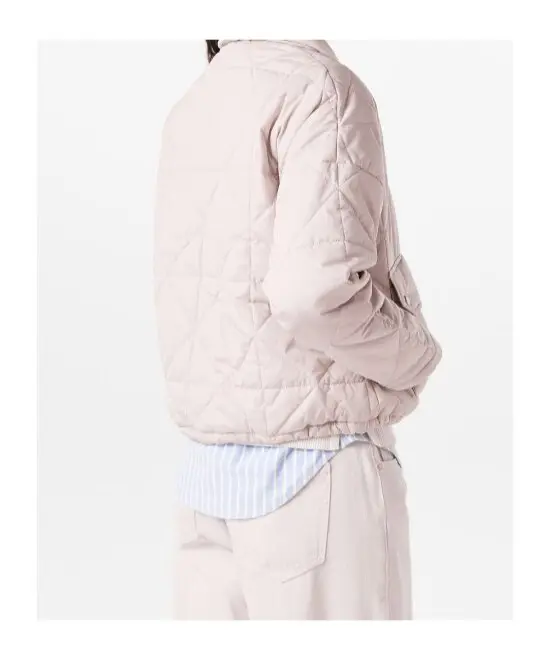 Barbour Quilted Jacket With Velvet Collar