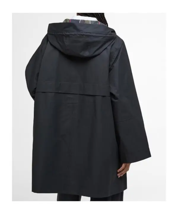Barbour Long-sleeved Casual Jacket With Zip Closure And Hood