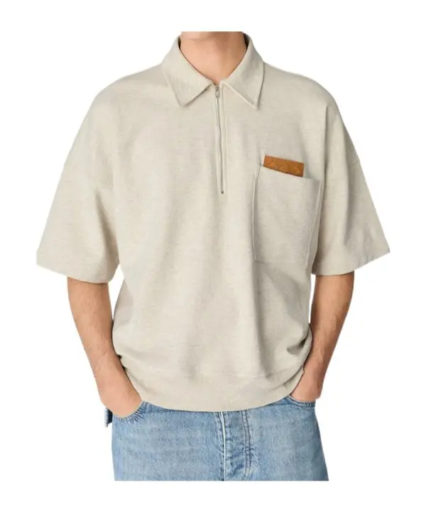 Bottega Veneta Button-up Short-sleeved Polo Shirt
