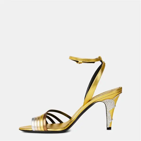 Valentino Garavani Ladycrush Laminated Nappa Sandals