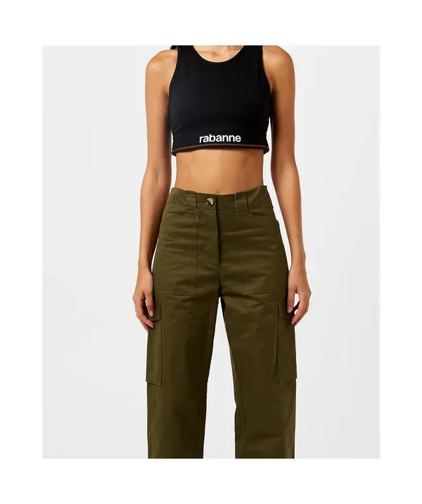 Rabanne Logo Crew Neck Vest