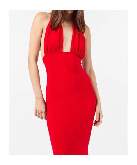 Norma Kamali Halterneck Gown