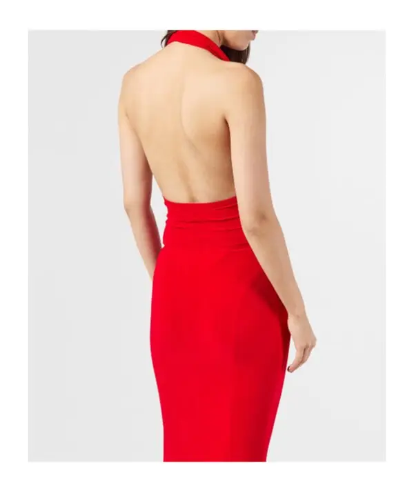 Norma Kamali Halterneck Gown