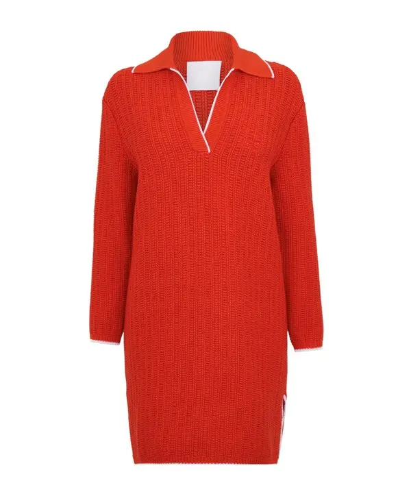 Givenchy Embroidered Knit Mini Dress
